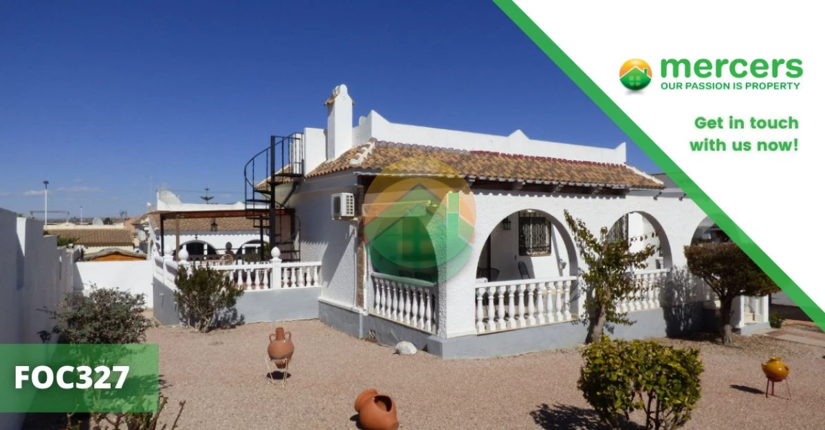 A 2 bedroom detached villa with space for a pool for sale in Camposol ...